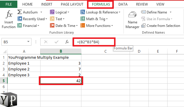 How To Multiply In Excel Spreadsheet YouProgrammer