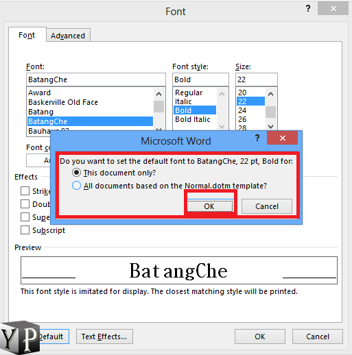 How To Change Default Font In Word 2016 YouProgrammer